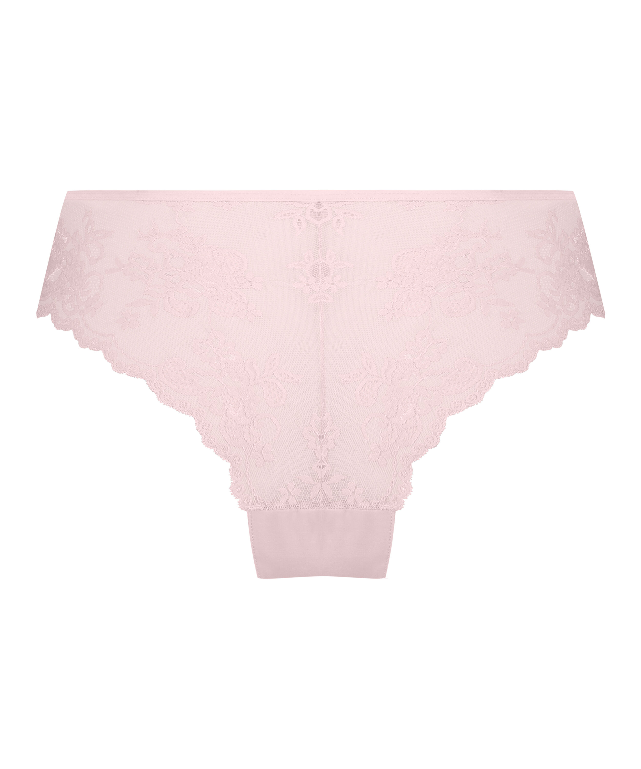 Slip brésilien Invisible Lace Back - Rose - Culottes Invisible ...