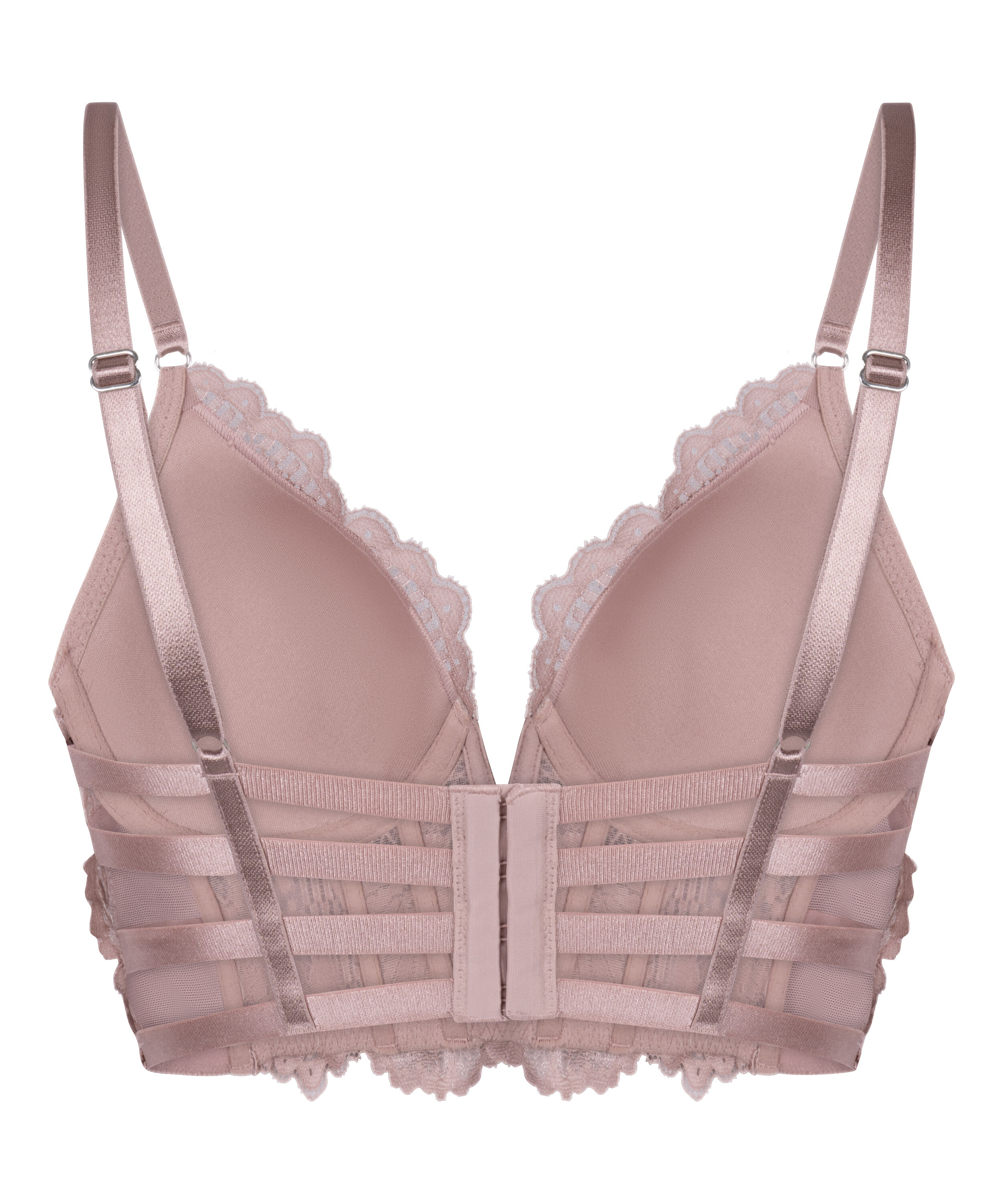 Voorgevormde longline beugel bh Essie - Paars - Voorgevormde Bh's ...